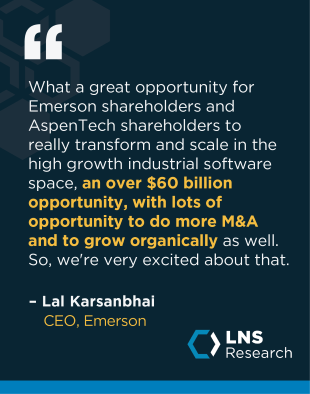 The Emerson – AspenTech Merger and the Need for Speed