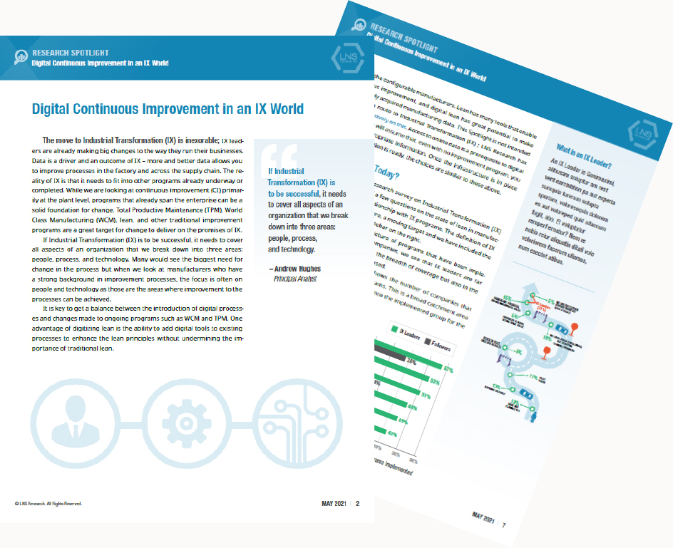 Digital Continuous Improvement in an IX World - Spotlight Download